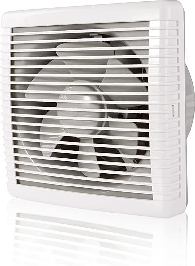 Ventilator Fan 8inch, 30W, Auto Shutter Exhaust Fan Window Mount, Low ...