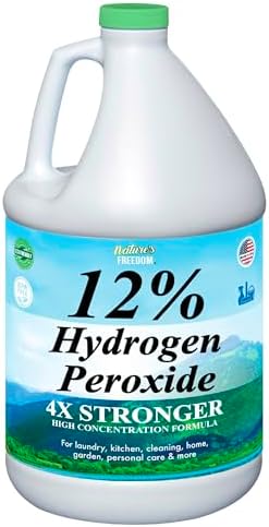 Amazon.com: Nature's Freedom 12% Hydrogen Peroxide, Food Grade H2O2 and ...