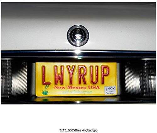 New Mexico License plate (Breaking Bad Season 3) - 8 inch x10 inch ...