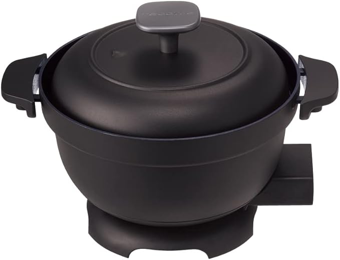recolte レコルト 電気なべ コポット 卓上 ごはん鍋 多機能 1台5役 REP-1(BK)