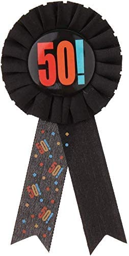 Buy Festiko® 1 Pc 50th Birthday Badge, Badge for 50th Party, 50th Party ...