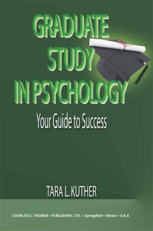 Amazon.com: Graduate Study in Psychology: Your Guide to Success ...