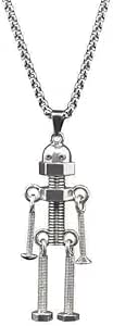 Amazon.com: LEXICANMHS Screw Robot Pendant Necklace, 23.6 Inch ...