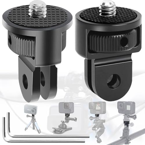 Begpoee Tripod Adapter, 360° Adjustment Tripod Adapter, 1/4 Inch ...