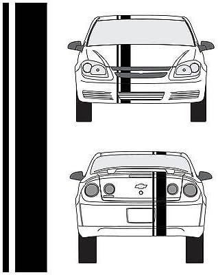 Amazon.com: Chevy Cobalt Single Offset Rally Racing Stripes Vinyl ...