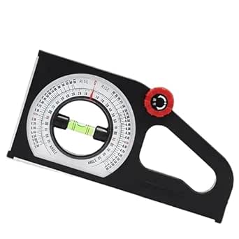 1PC Portable Mechanical Angle Slope Measuring Instrument Magnetic Level ...