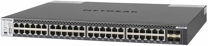 Amazon.com: NETGEAR ProSafe M4300-48X 48 Port Switch XSM4348CS | L3 Managed Stackable | 48x10G ...