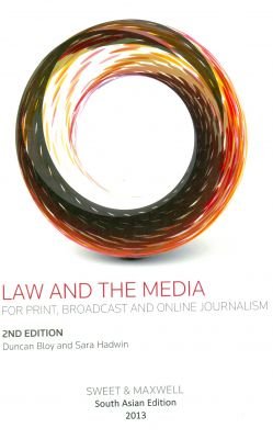 Law and the Media: Duncan Bloy and Sara Hadwin: 9789381082652: Amazon ...
