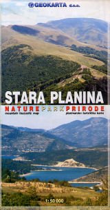 Stara Planina Nature Park map (Serbia) 1:50,000 SE Serbia: Amazon.co.uk ...