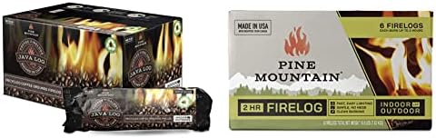 Amazon.com: Pine Mountain 100% Natural Classic Firelog, 3-Hour Burn ...