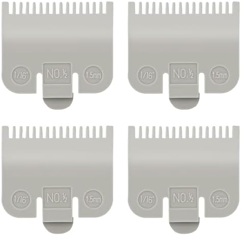 Amazon.com: 4 PCS Clipper Guards Set for Wahl, 1/2 Clipper Guard #3137 ...