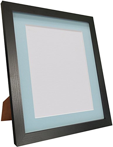 FRAMES BY POST H7 Picture Photo Frame, Blue Mount, A4 Image Size 9 x 6 ...