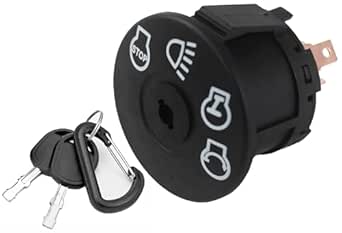 Amazon.com : Ignition Switch with Key 4-Position 7-Terminals for ...