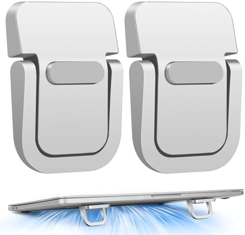 Amazon.com: Yipinve Mini Laptop Stand, Portable Laptop Stand, Foldable ...
