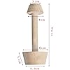 Amazon.com: Jinshining Tart Tamper Pastry Tamper Double Side Wooden Egg ...