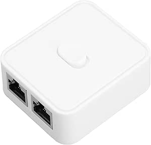 Amazon.com: 2 Port Network Switch, 1 to 2 Ethernet Switch with ...