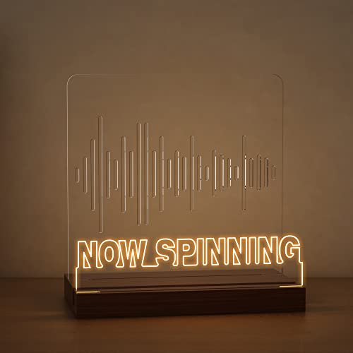 Ammonite Light up Now Spinning Vinyl Record Stand, Now Playing Record ...