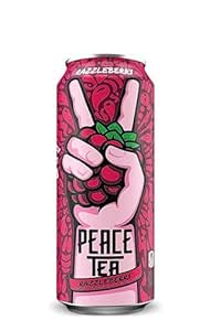 Amazon.com : Peace Tea Cans, 23 fl oz, 12 Pack (Razzleberry ...