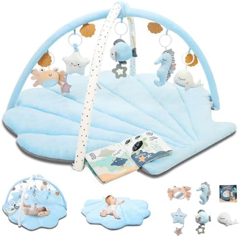 Amazon.com : Baby Play Gym by Two Little Feet, Premium Super Thick ...