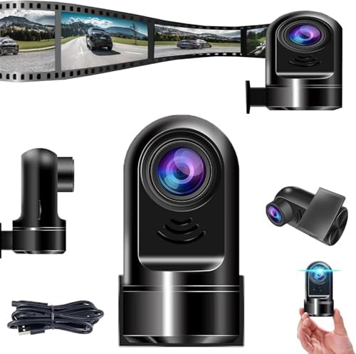 Amazon.com: 1080P HD 360° Rotating Mini ADAS Dashcam, Car Front Dash ...