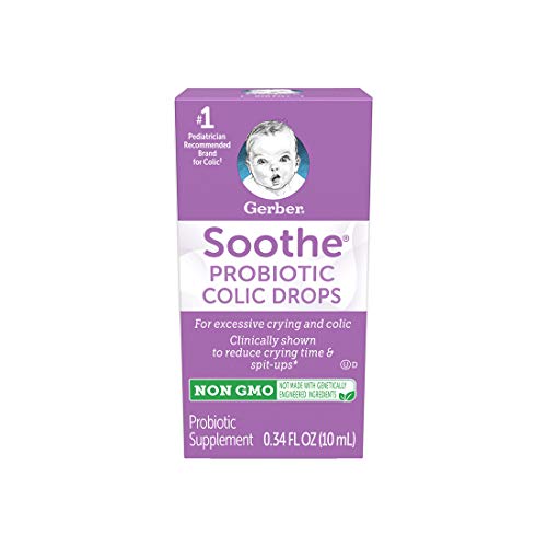 Gerber Soothe Probiotic Colic Drops - 0.34 fl oz – BrickSeek