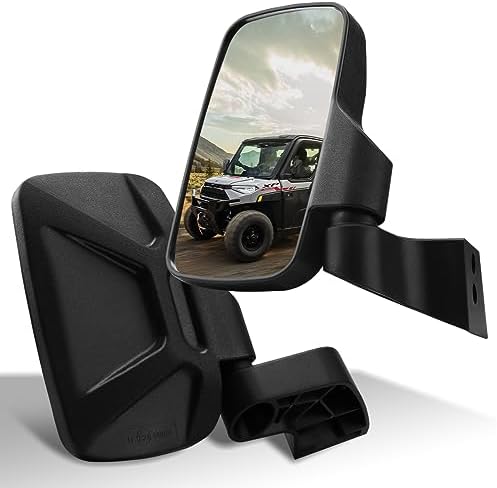Amazon.com: Ranger Side Mirrors Door Mounted, SHEJISI UTV Mirrors ...