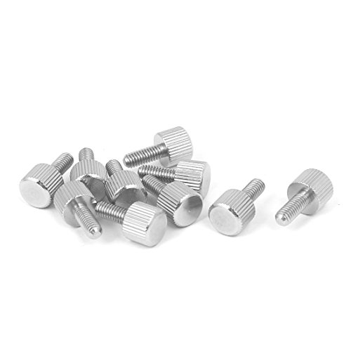 sourcingmap Computer PC Case M4 x 10mm Stainless Steel Flat Head ...