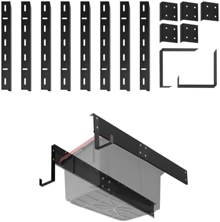 Amazon.com: TORACK Garage 16" Studs Ceiling Bin Storage Rack, Overhead ...