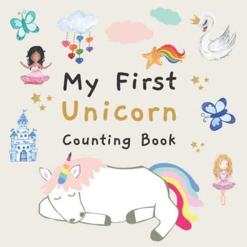 My First Unicorn Counting Book: A Fun Activity Book To Practise ...