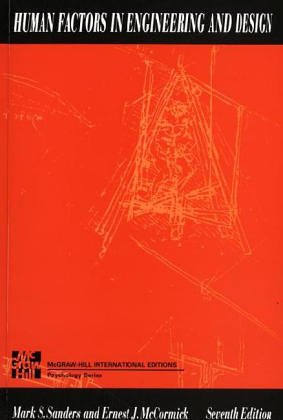 Human Factors in Engineering and Design: Sanders, Mark: 9780071128261 ...