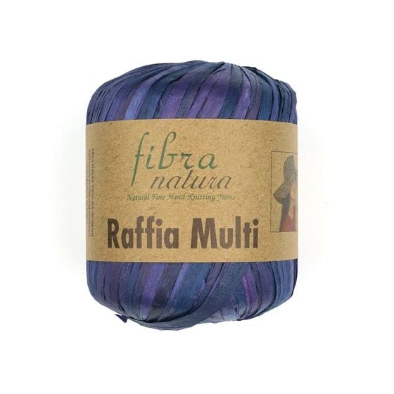 Amazon.com: Fibra Natura Raffia Multi Yarn, %100 Cellulose, Yarn Raffia ...