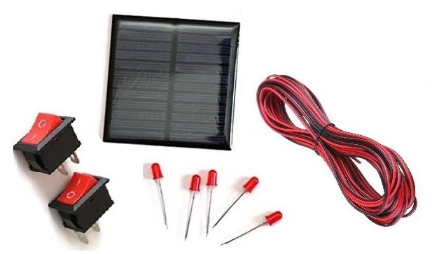 Buy ERH India Solar Panel Cell DIY Kit 70x70 mm Square 6V-100 mAh for ...