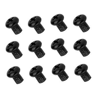 Amazon.com: 12pcs Rear License Plate Screws M5-0.8x6mm, Car Plate Screw ...