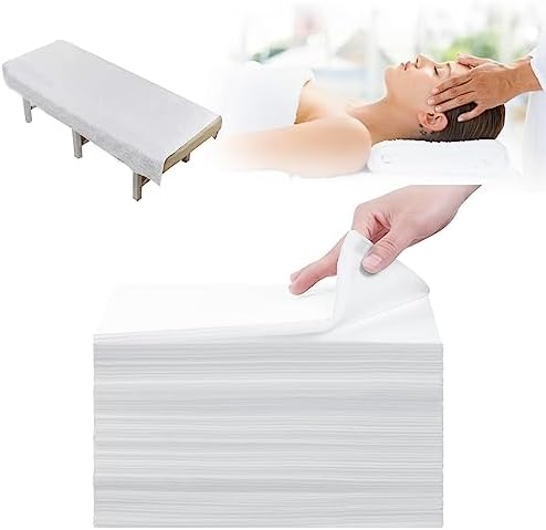 Amazon.com : 100Pcs Disposable Bed Sheets,31''x71'' Waterproof Massage ...
