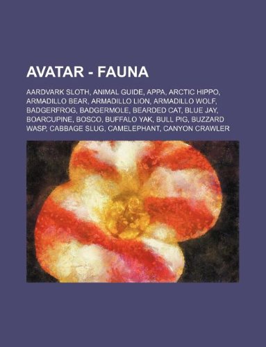Avatar - Fauna: Aardvark Sloth, Animal Guide, Appa, Arctic Hippo ...