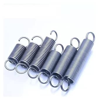 SeroNi 10pcs Stainless Steel Small Tension Spring with S Hook and O ...