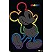 Amazon.com: Trends International Disney Mickey Mouse - Rainbow Outline ...