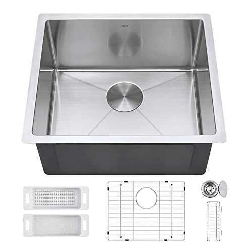 Modena Undermount Kitchen Sink Set, 16-Gauge Stainless Steel (21-Inch ...