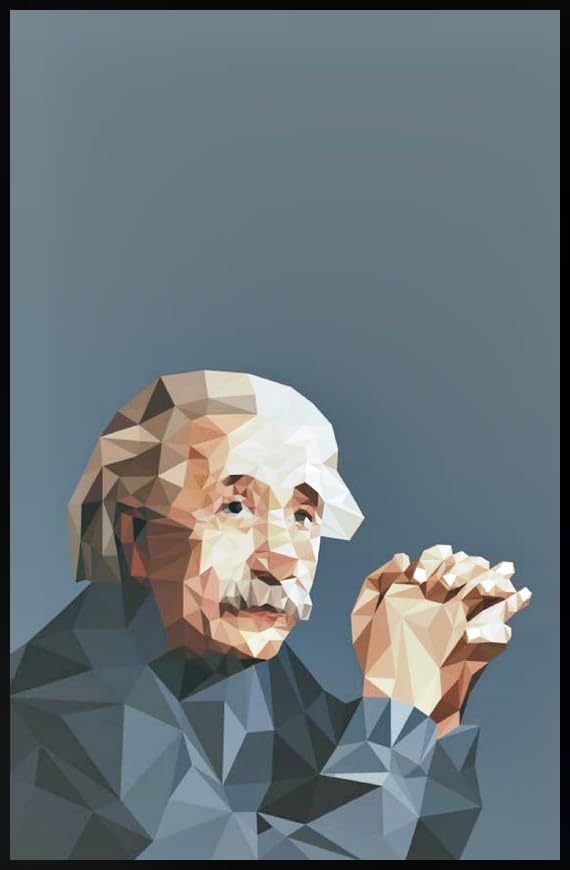 Personalities Poster 'Albert Einstein - Infographic Element' Paper ...