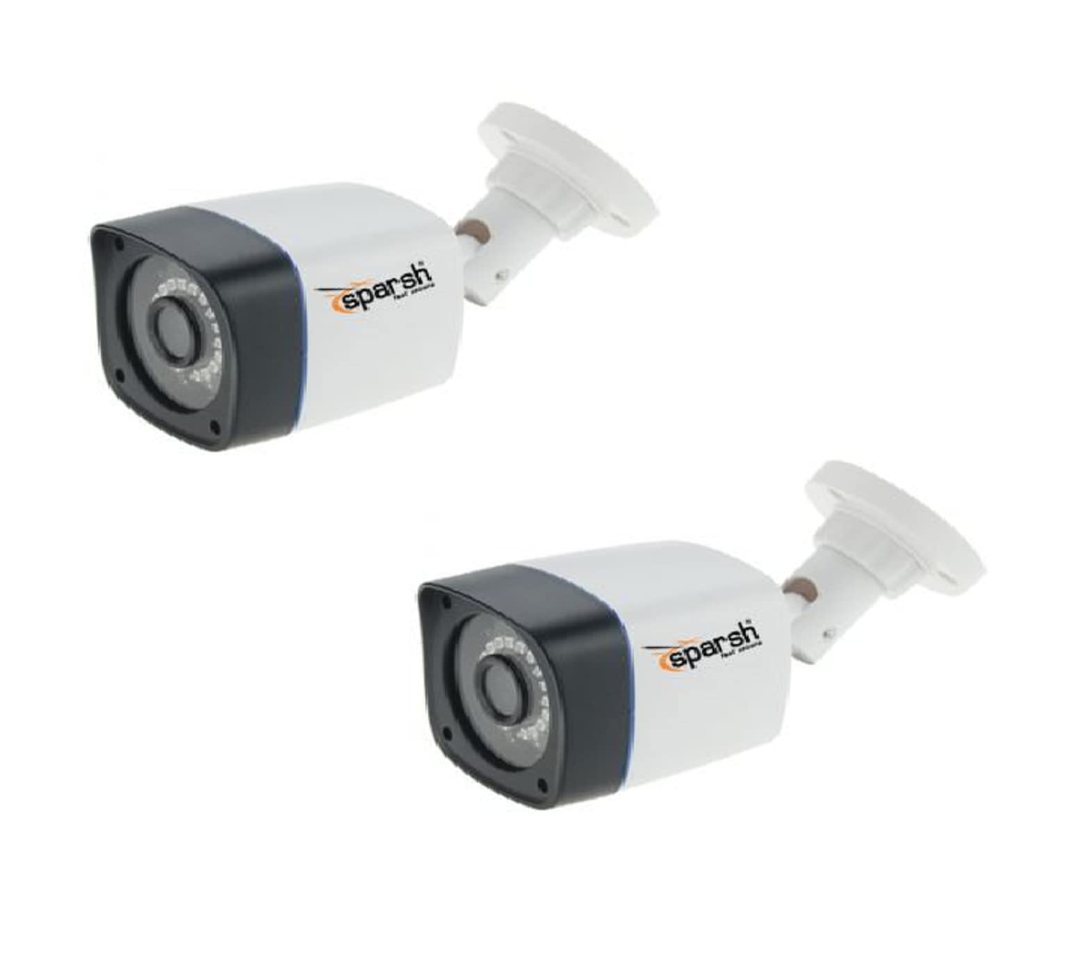 Buy Sparsh 2MP Fixed IR Plastic Bullet Camera | SC-IB20B-32P (Pack of 2 ...