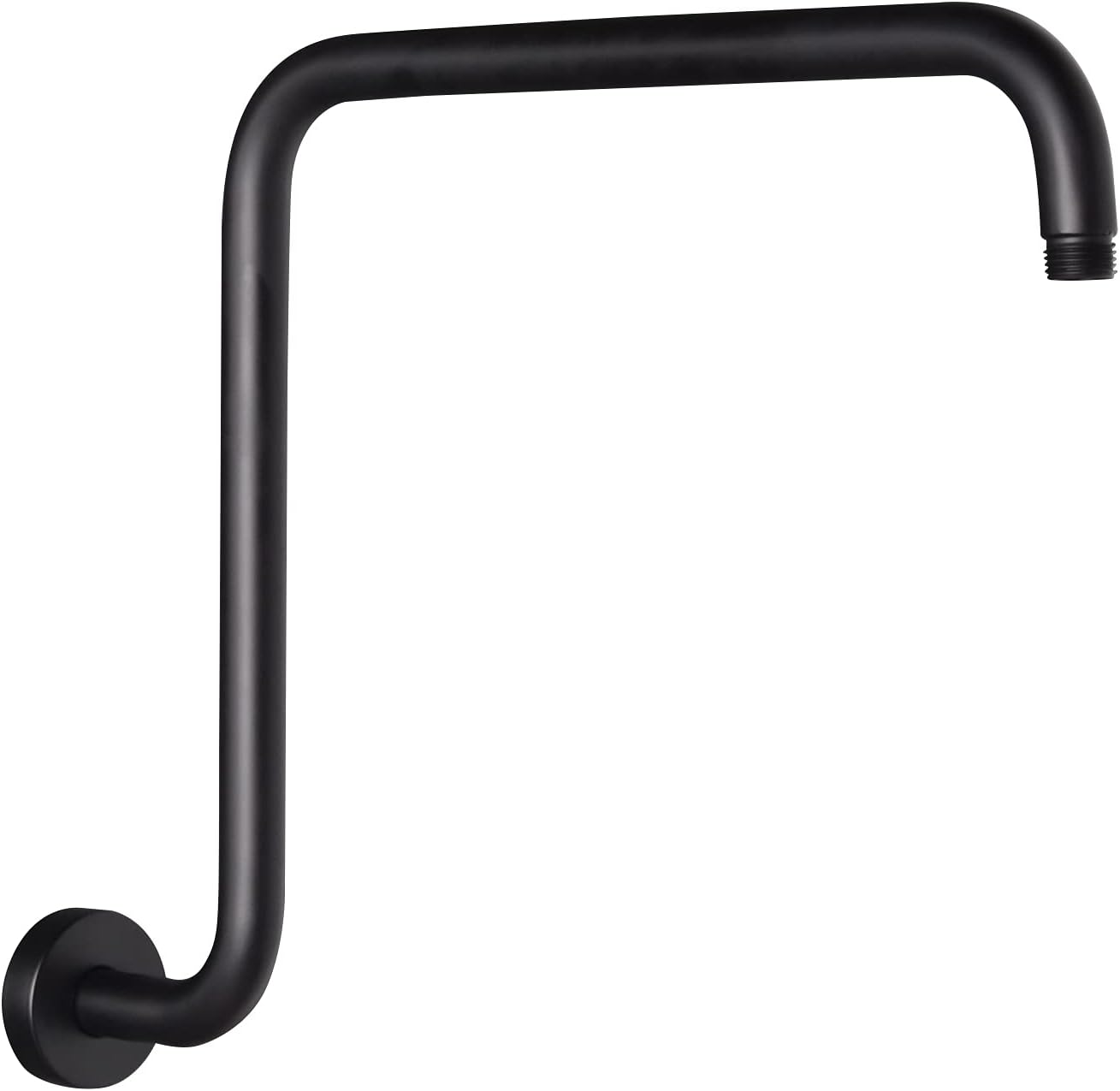 BESTILL 13 Inch S Shape Shower Head High Rise Extension Shower Arm and ...