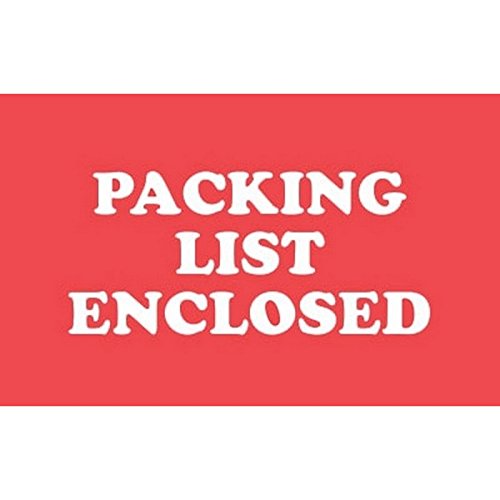 2" x 3" Packing List Enclosed Labels (500 per Roll) : Amazon.in ...
