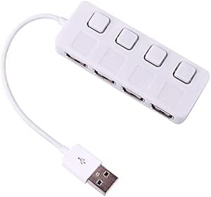 Amazon | KOYOKOMA USBポート 増設 拡張 4ポート 個別 スイッチ 搭載 LEDランプ パソコン マウス キーボード | KOYOKOMA | USBハブ 通販