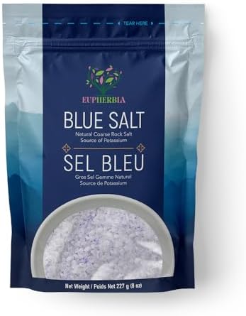 Amazon.com : 100-Gr Premium Blue Salt – Coarse, Rare Mineral Salt, High ...