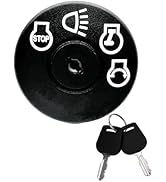 Amazon.com: Lawn Mower Ignition Switch with 2 Keys 4 Position 7 ...