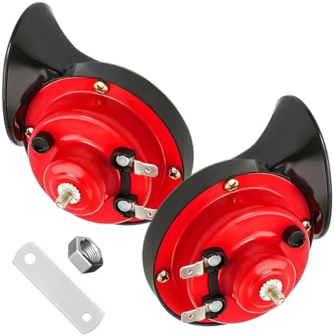 Amazon.com: Yourkar 2 PCS Loud Car Horn, 12V Waterproof Snail Electric ...
