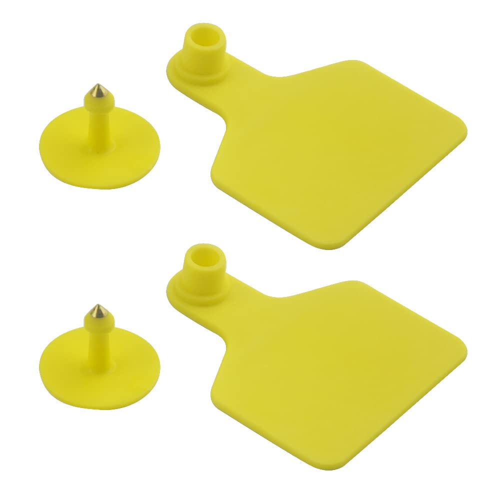 Snapklik.com : WMYCONGCONG 100 Sets Livestock Identification Blank Ear ...