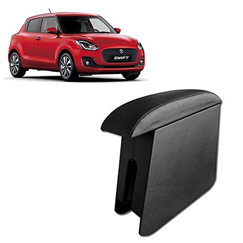 Autoflame Wooden Console/Arm Rest for Maruti Swift (2018 Onwards, Black ...