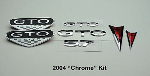Amazon.com: Pontiac GTO LS1 Exterior Emblem Badge Kit Chrome : Automotive