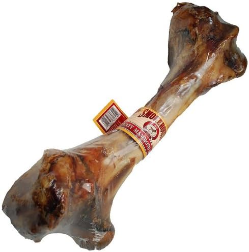 Amazon.com : Smokehouse 100-Percent Natural Meaty Porky Bone Dog Treats ...